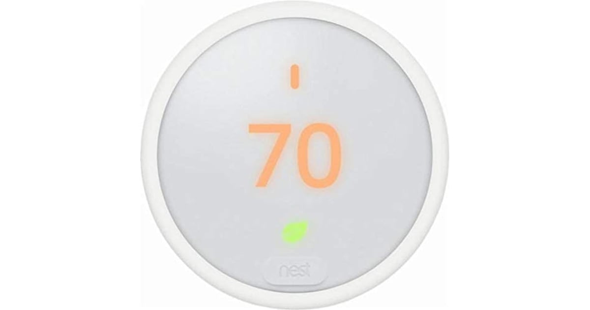 Buy Nest E Smart Wi-Fi Programmable Thermostat White T4001ES Online in ...
