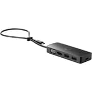 Buy HP USB C HDMI Hub Black| Sharafdg.com