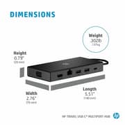 Buy HP Travel USB-C Multi Port Hub| Sharafdg.com