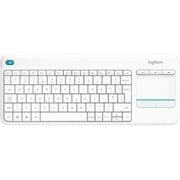 Buy Logitech Plus Wireless Keyboard With Touchpad White Online in UAE ...