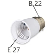 Buy Terminator Pack of 20 B22 to E27 Edison Screw LED Bulb Base Socket Converter Online in UAE ...