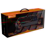 Meetion Wired Keyboard & Mouse Black/Orange price in Bahrain, Buy ...