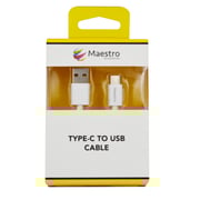 Buy Maestro Usb To Type-c Cable 1 Meter Online in UAE | Sharaf DG