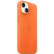 Apple Leather Case With MagSafe Orange iPhone 14 price in Bahrain, Buy Apple Leather Case With ...