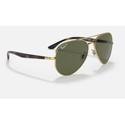 Buy Ray-Ban Arista Gold Medium Polarized Sunglasses – RB3675 001/58 58 ...