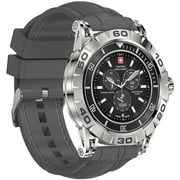 اشترِ ساعة ذكية SM-WCH-DOM2-S-GRY دوم 2 بلون رمادي من سويس ميليتاري عبر ...