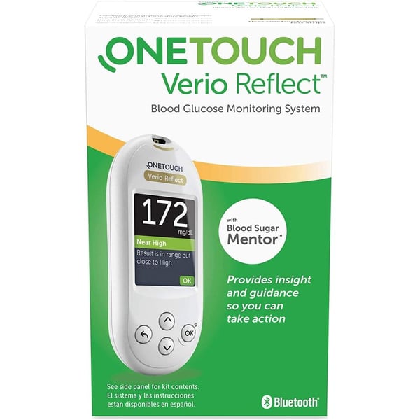 OneTouch Verio Reflect Blood Glucose Meter Diabetic, 45% OFF