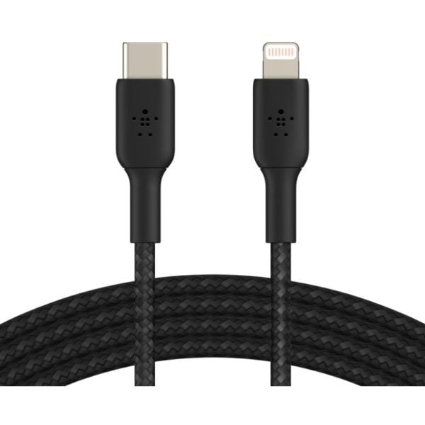 Buy Belkin Lightning To USB Type-C Cable 2m Black Online in UAE | Sharaf DG Buy Belkin Lightning To USB Type-C Cable 2m Black Online in UAE | Sharaf DG
