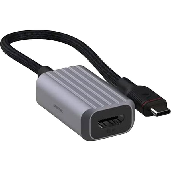 Buy Unisynk USB-C To HDMI Adapter Grey Online in UAE | Sharaf DG Buy Unisynk USB-C To HDMI Adapter Grey Online in UAE | Sharaf DG