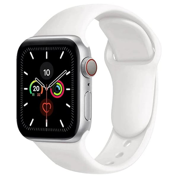 Buy Fitit FIT-WS-SIL45-WHT Siliconee Strap White For Apple Watch 42/44 ... Buy Fitit FIT-WS-SIL45-WHT Siliconee Strap White For Apple Watch 42/44 ...